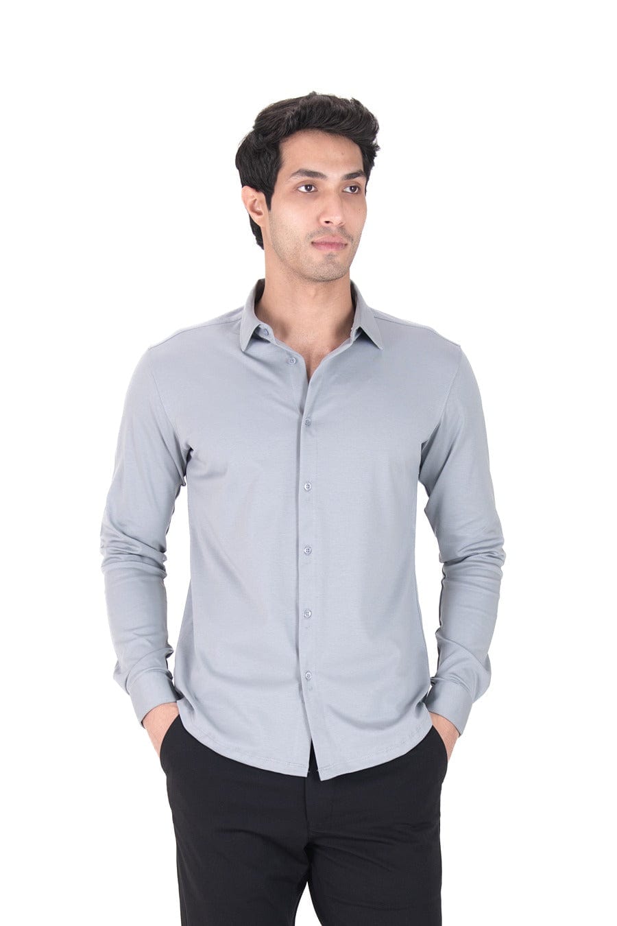 Fluid Cotton flow Shirt | Premium mercerised Knitted flow shirt