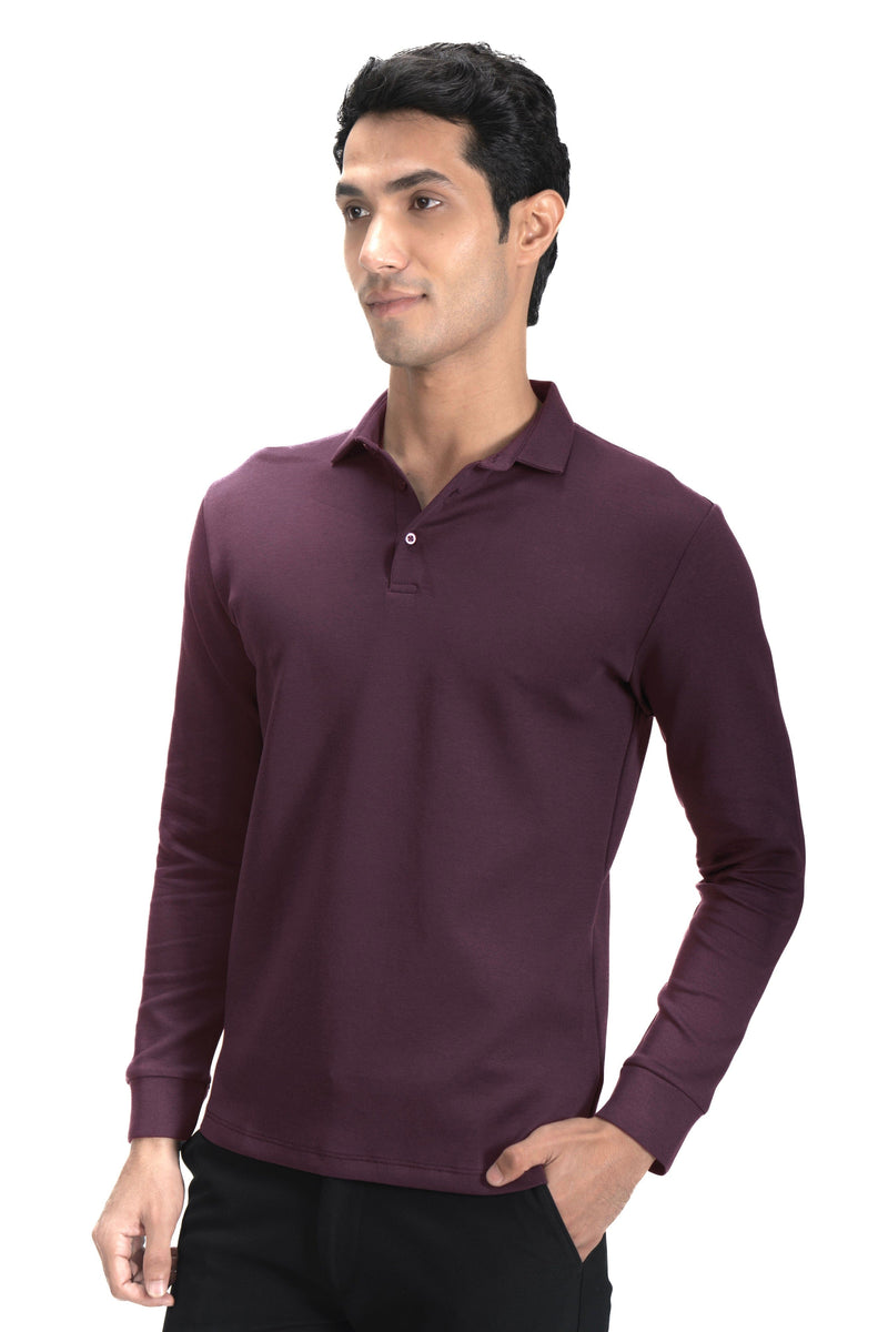 Legacy Polo | Cotton Full Sleeves T-shirt | Puffed Long Sleeve Polo